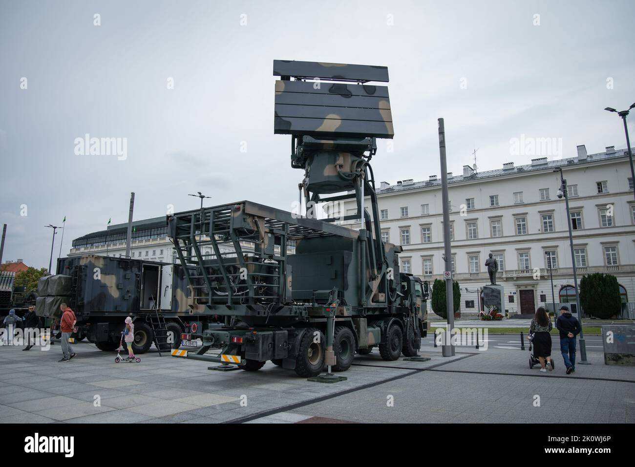 A near TRS-15 mobile radar command and control station manufactured by ...
