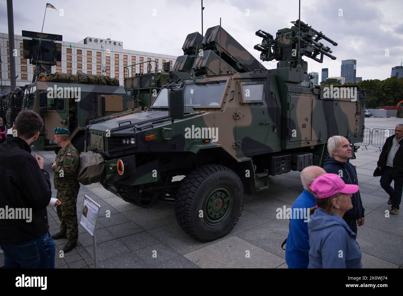 A POPRAD Very Short Range Air Defense system manufactured by the Polish ...