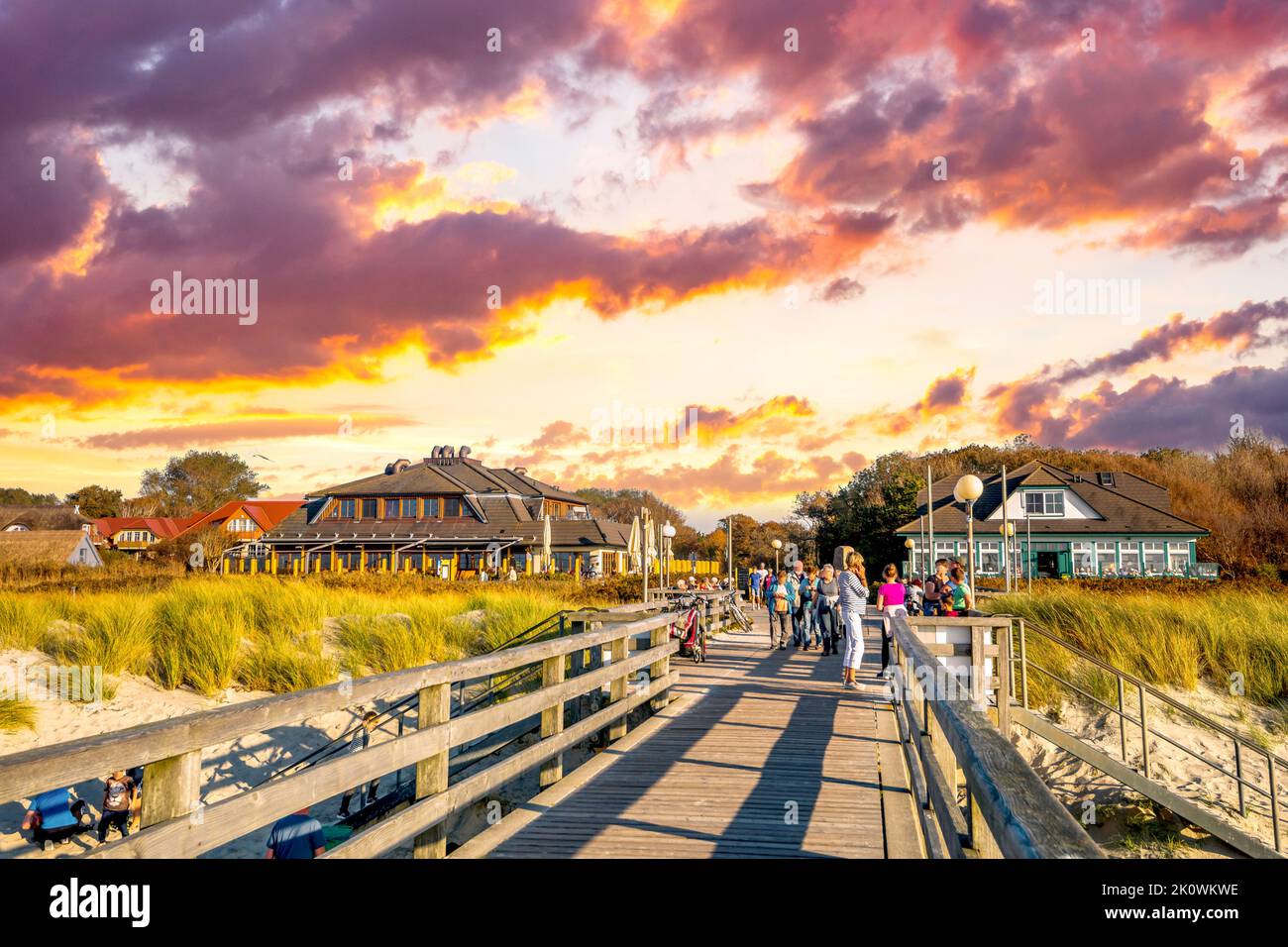 Beach in Wustrow, Baltic Sea, Germany Stock Photo - Alamy