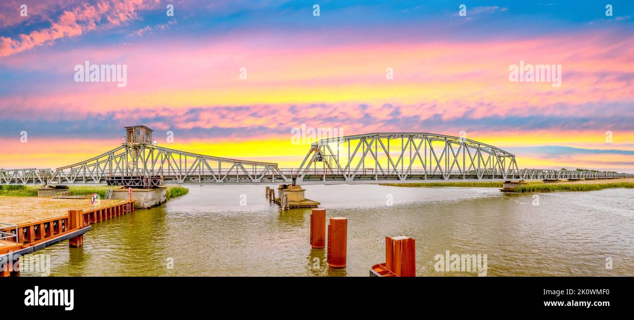 Meiningenbridge in Zingst, Baltic Sea, Germany Stock Photo - Alamy