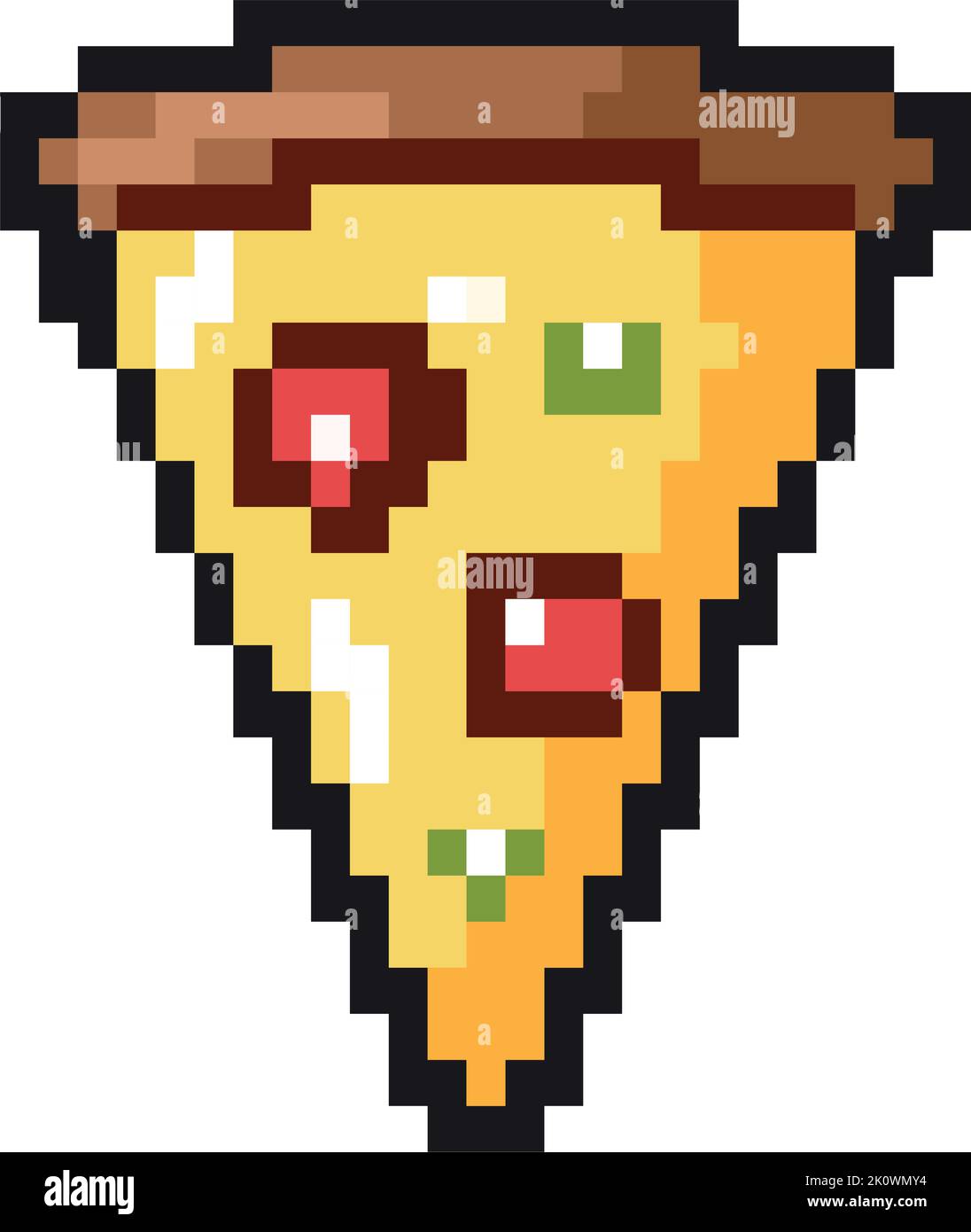 pizza pixel art Stock Vector Image & Art - Alamy