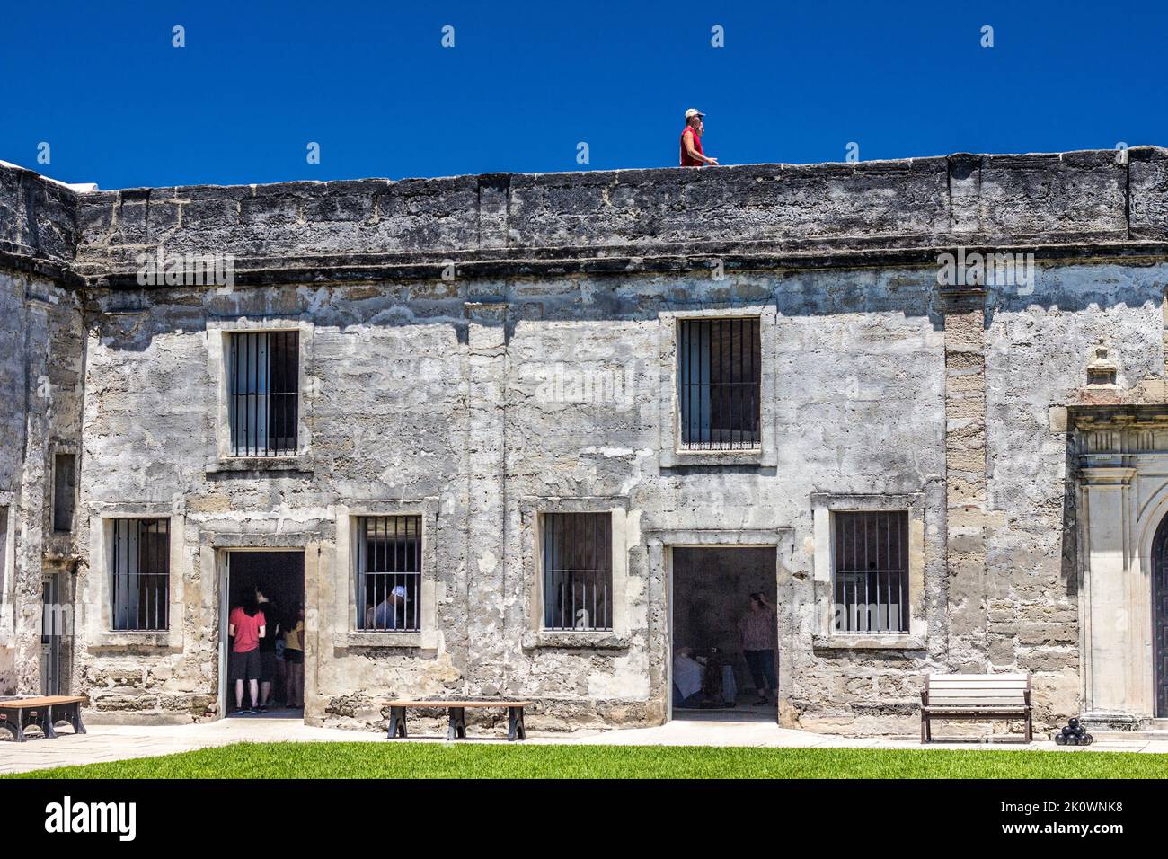 Castillo de San Marcos National Monument, St. Augustine, Florida Stock ...
