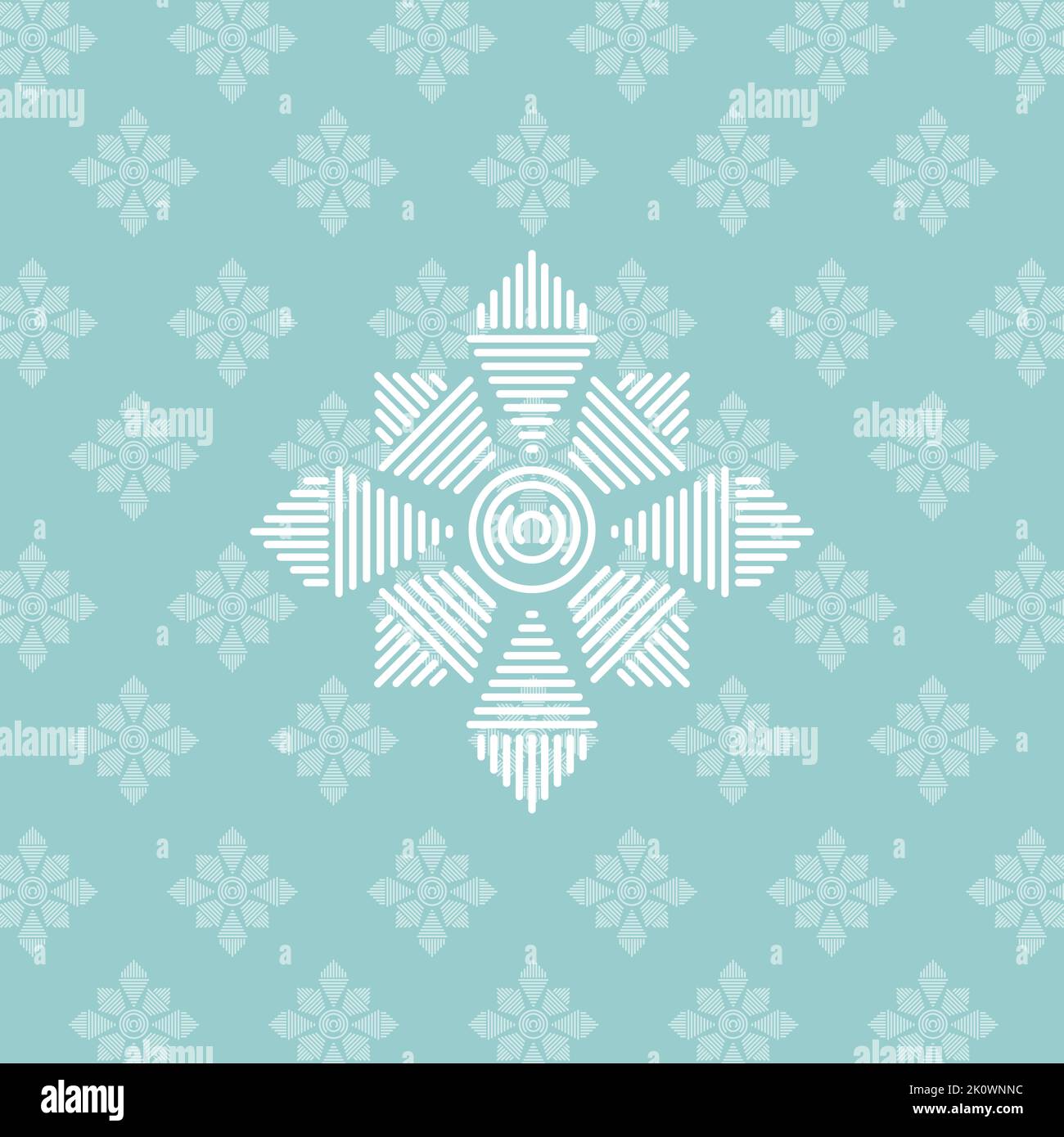 Winter card snowflake pattern Stock Vector Images - Alamy