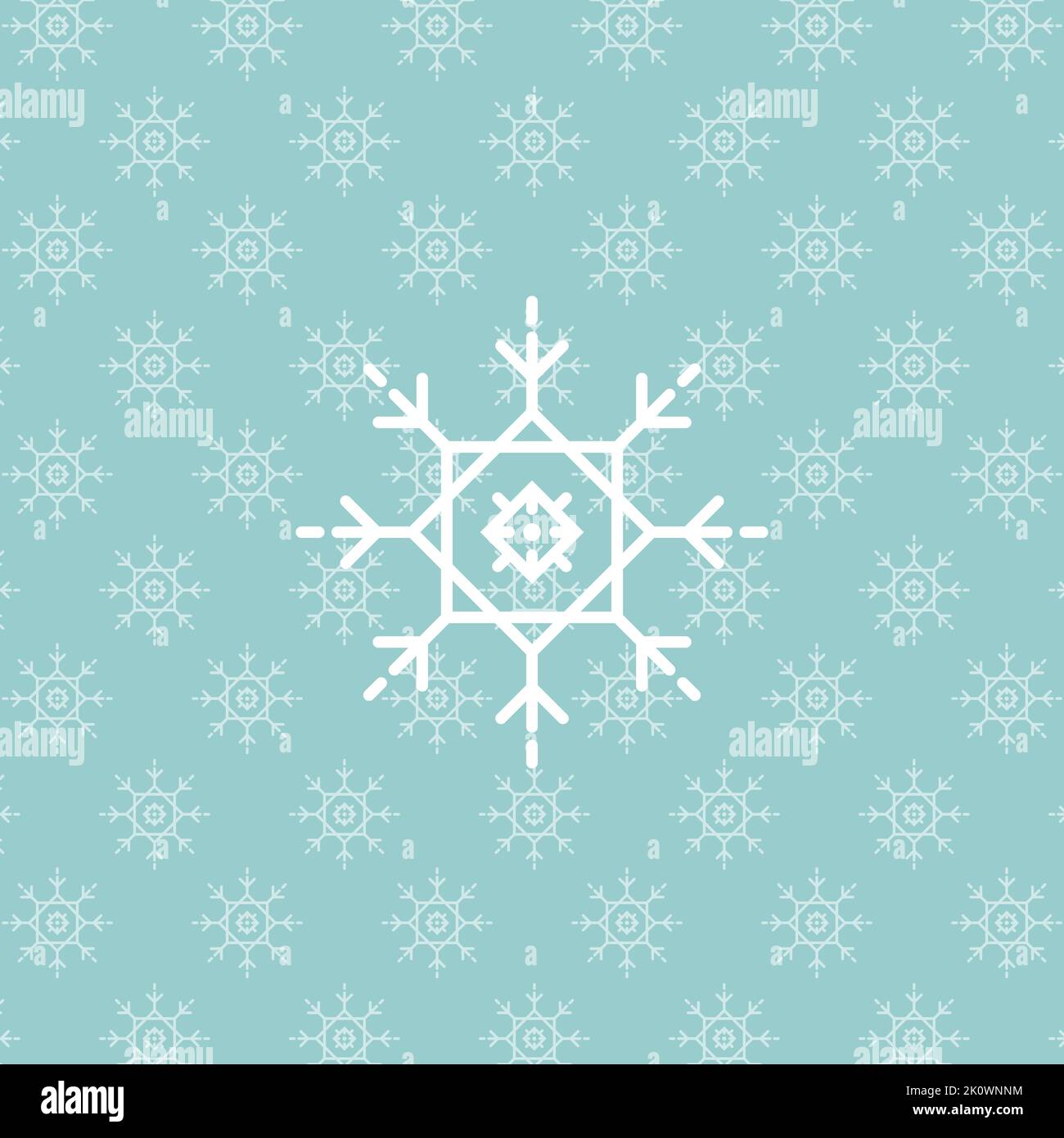 Winter card snowflake pattern Stock Vector Images - Alamy