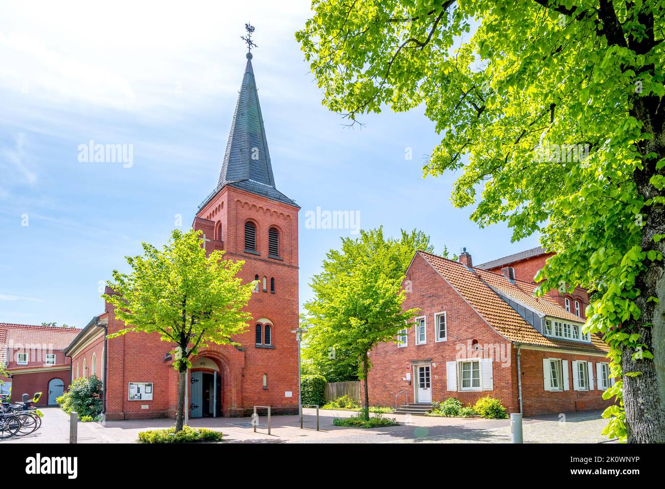 Church, Aurich, East Friesland, Germany Stock Photo - Alamy