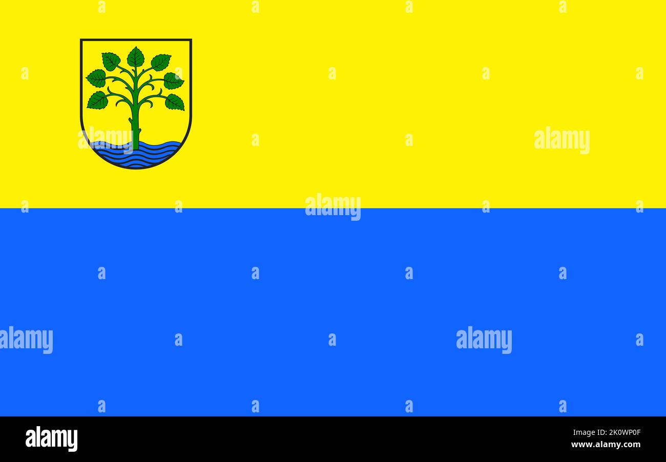 Top view of flag Resko, Poland. Polish city. travel and patriot concept ...