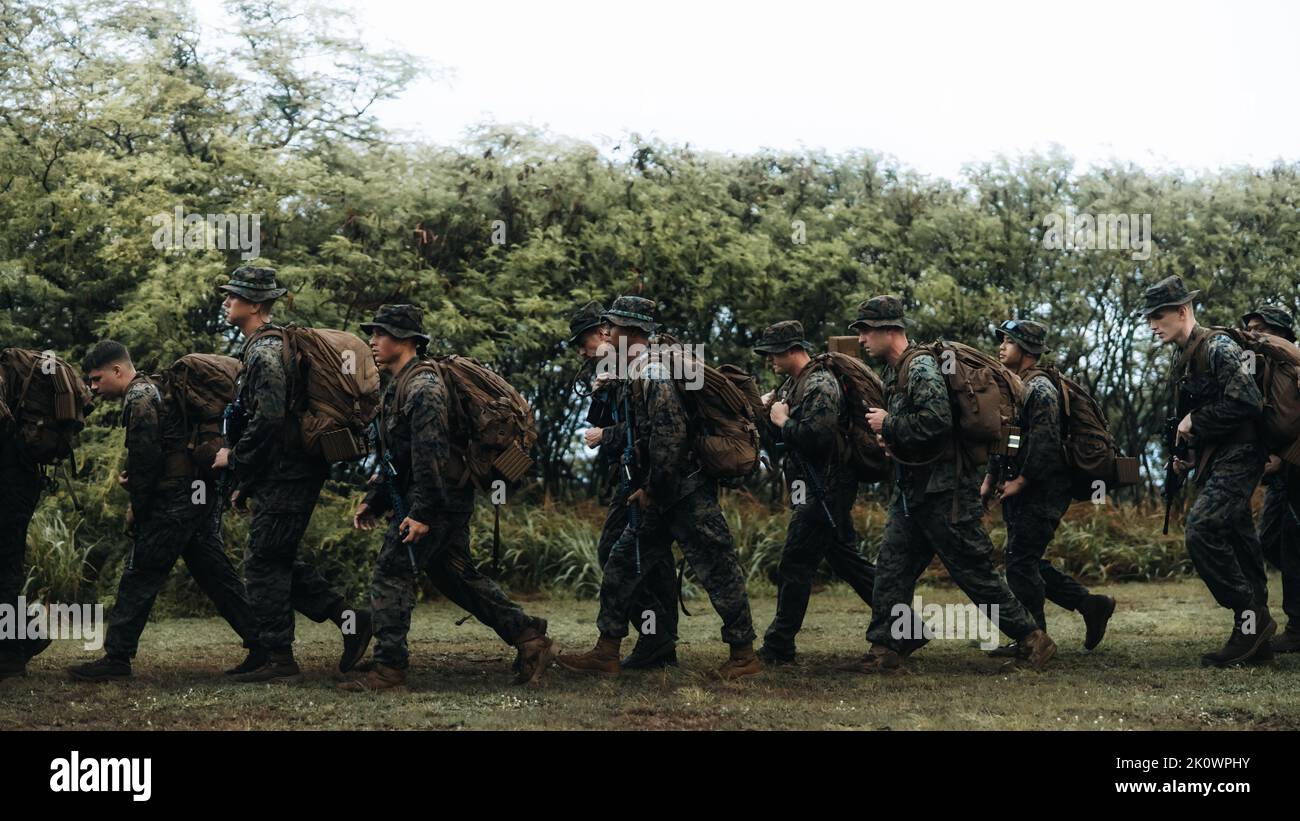 U.S. Marines with 3d Marine Littoral Regiment, 3d Marine Division ...