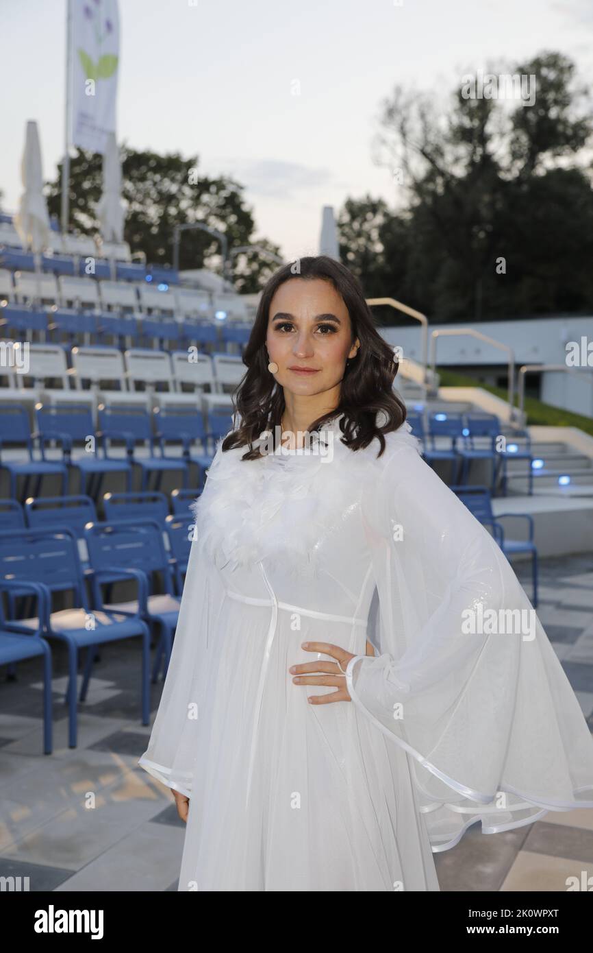 Maya Forster bei der Fotoprobe zum Theaterstück 'Jedermann' auf der ...