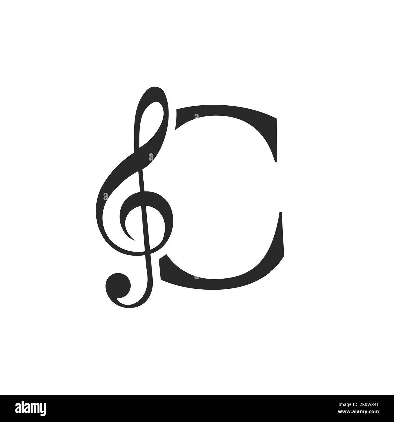 Initial Letter C Music Logo. Dj Symbol Podcast Logo Icon Vector ...