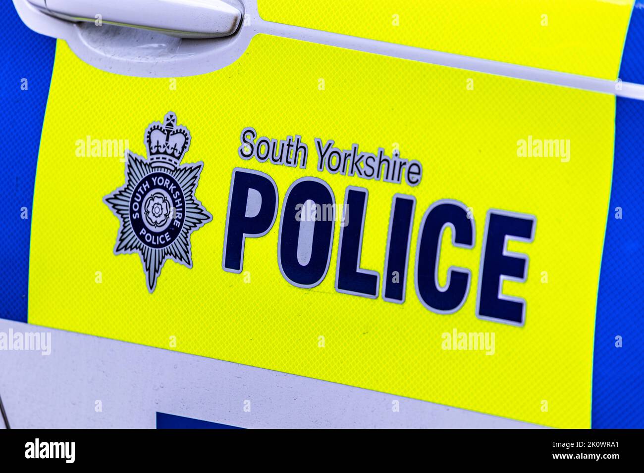 South Yorkshire Police Headline Image Stock Photo - Alamy
