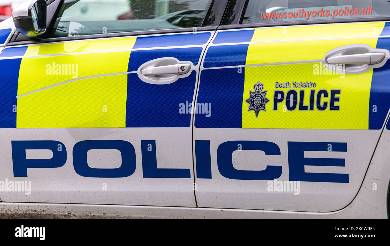 South Yorkshire Police Headline Image Stock Photo - Alamy