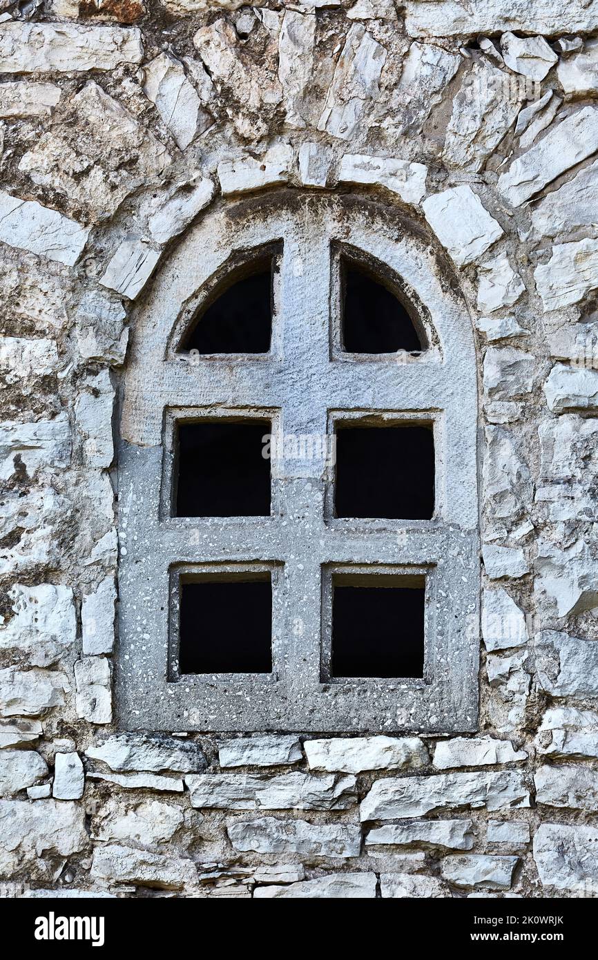 Window Old Stone Wall Stock Photo - Alamy