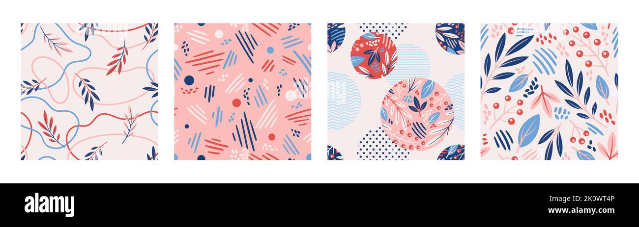 Set of abstract organic patterns Stock Vector Image & Art - Alamy