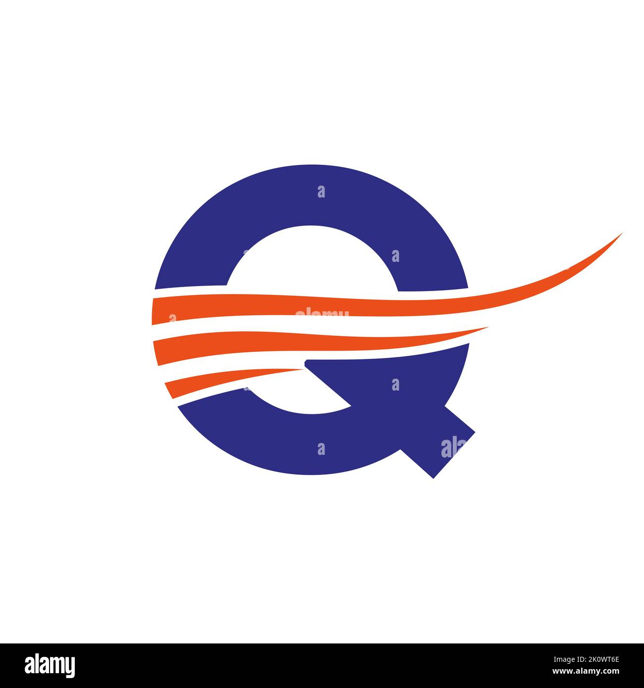 Q logo design hi-res stock photography and images - Alamy