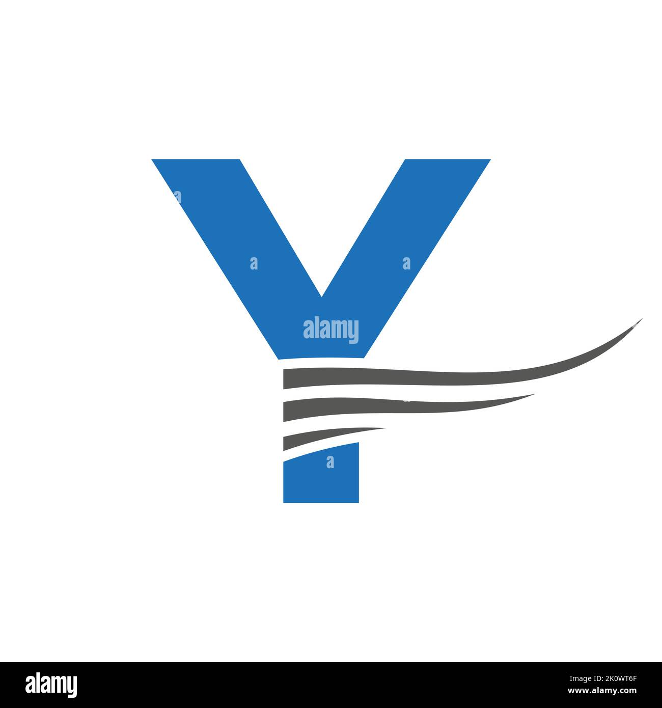 Initial Monogram Letter Y Logo Design. Modern Y Logotype Vector ...