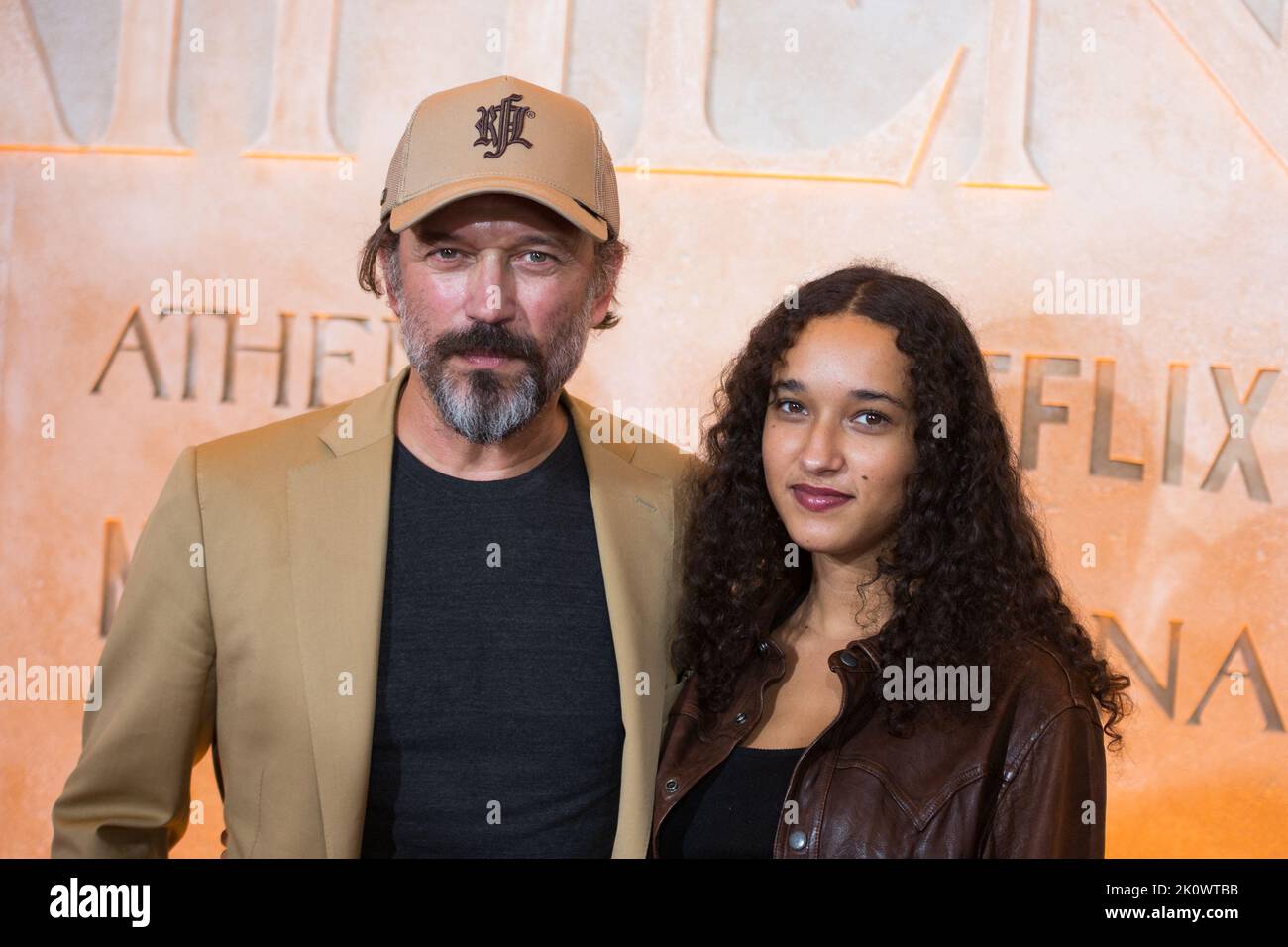 Vincent Perez and Tess Perez attends 'Athena' Netflix Paris film ...