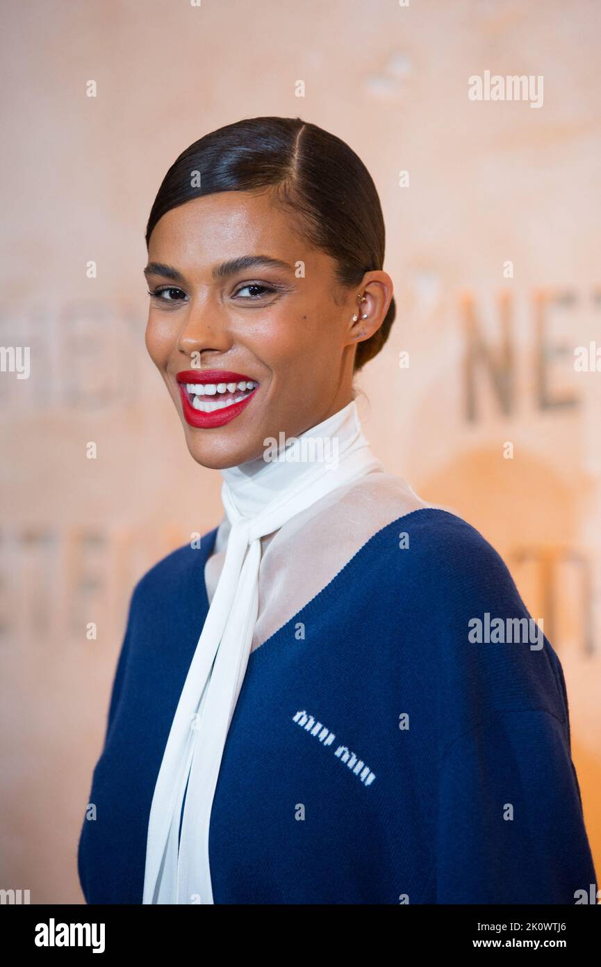 Tina Kunakey attends 'Athena' Netflix Paris film Premiere At Salle ...