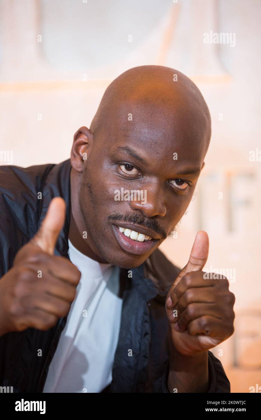 Jean-Pascal Zadi attends 'Athena' Netflix Paris film Premiere At Salle ...