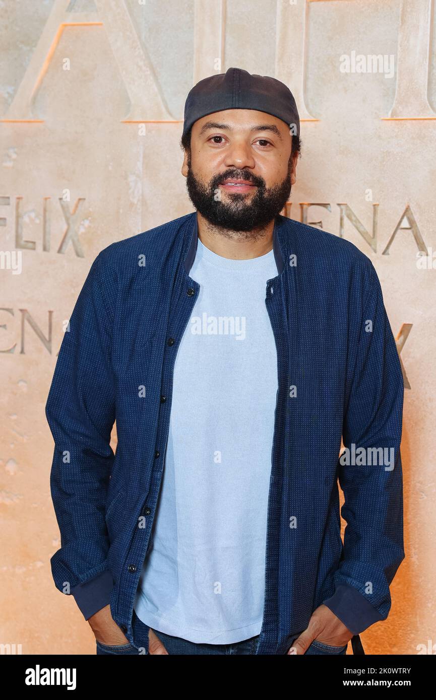 Fabrice Eboue attends 'Athena' Netflix Paris film Premiere At Salle ...