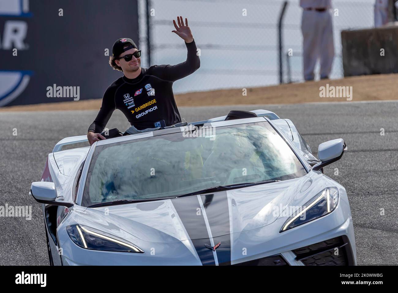 Monterey, CA, USA. 11th Sep, 2022. COLTON HERTA (26) of Valencia ...