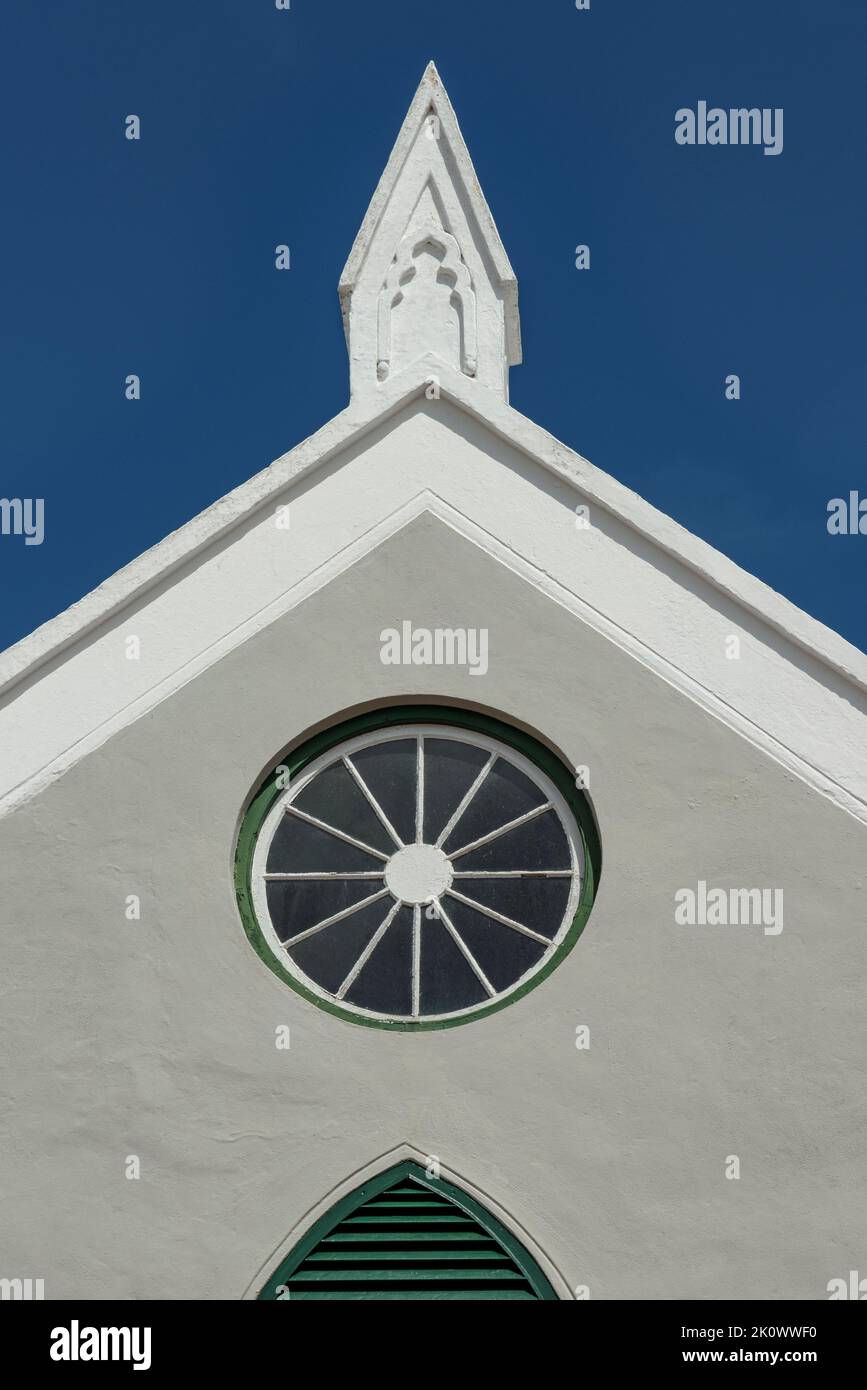 Bermuda Town of St. George St. Peter's Church Architecture Detail Stock ...
