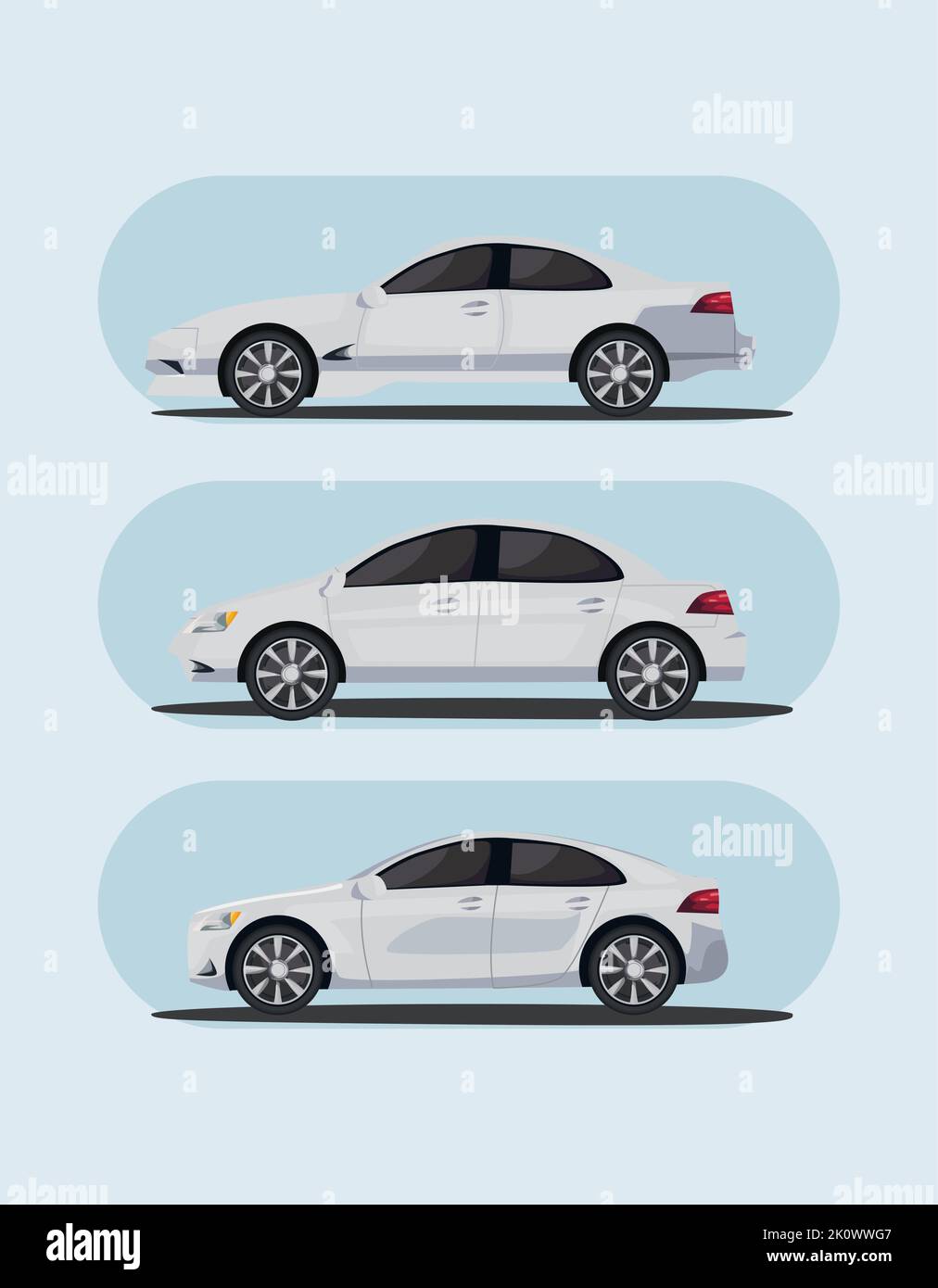 mockup cars bundle Stock Vector Image & Art - Alamy