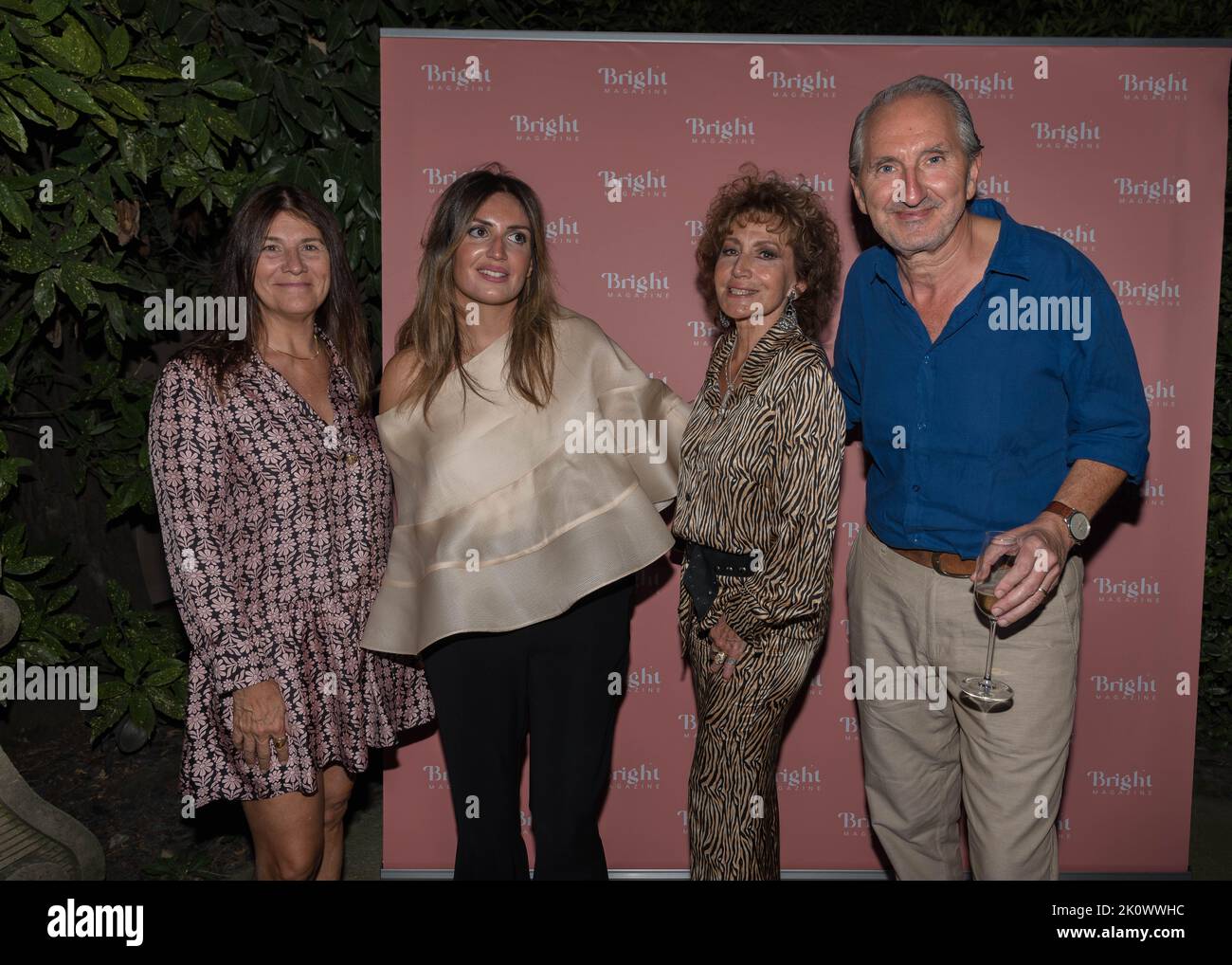 Soirée de lancement du magazine " Bright Magazine ", à Paris France, 13 ...