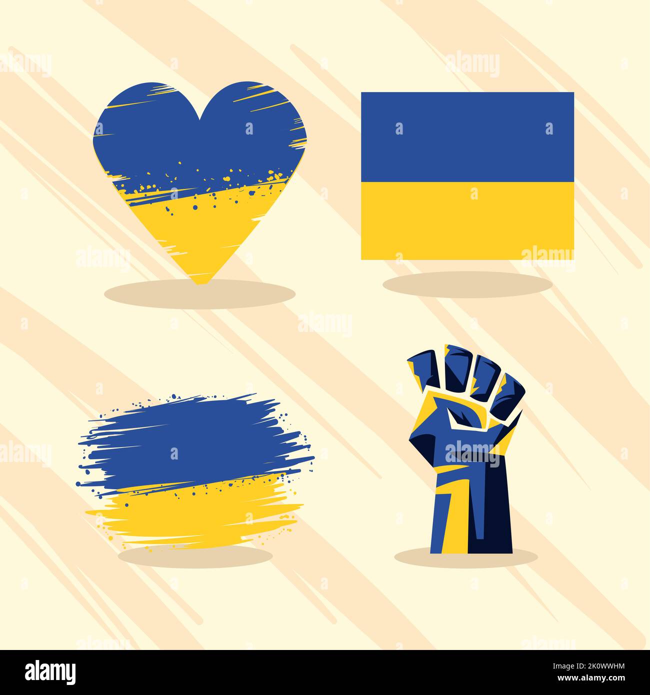 flat ukraine icons Stock Vector Image & Art - Alamy