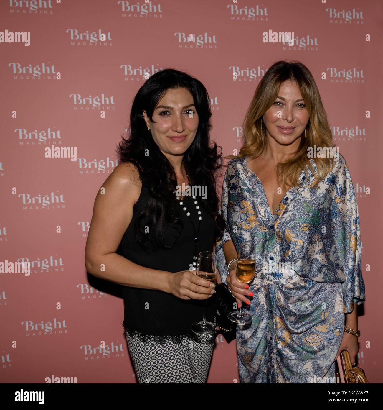 Soirée de lancement du magazine " Bright Magazine ", à Paris France, 13 ...