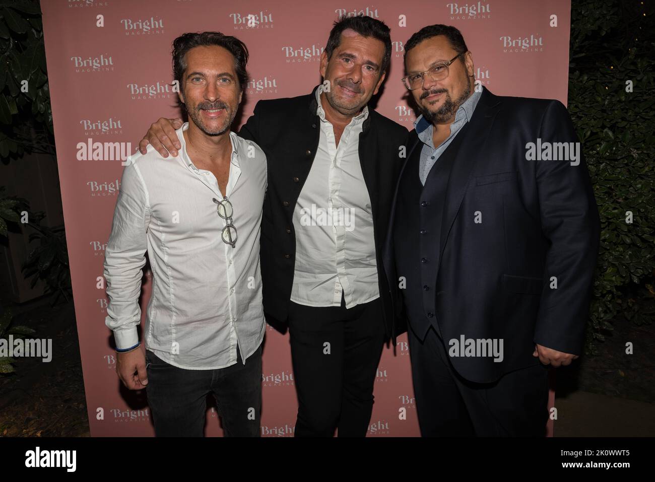Soirée de lancement du magazine " Bright Magazine ", à Paris France, 13 ...
