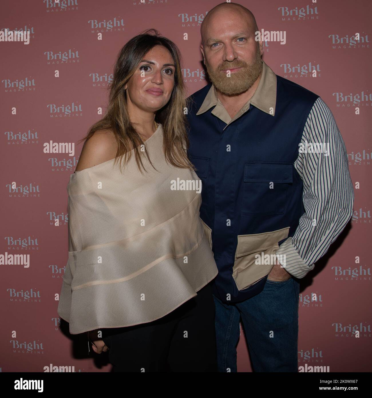 Soirée de lancement du magazine " Bright Magazine ", à Paris France, 13 ...