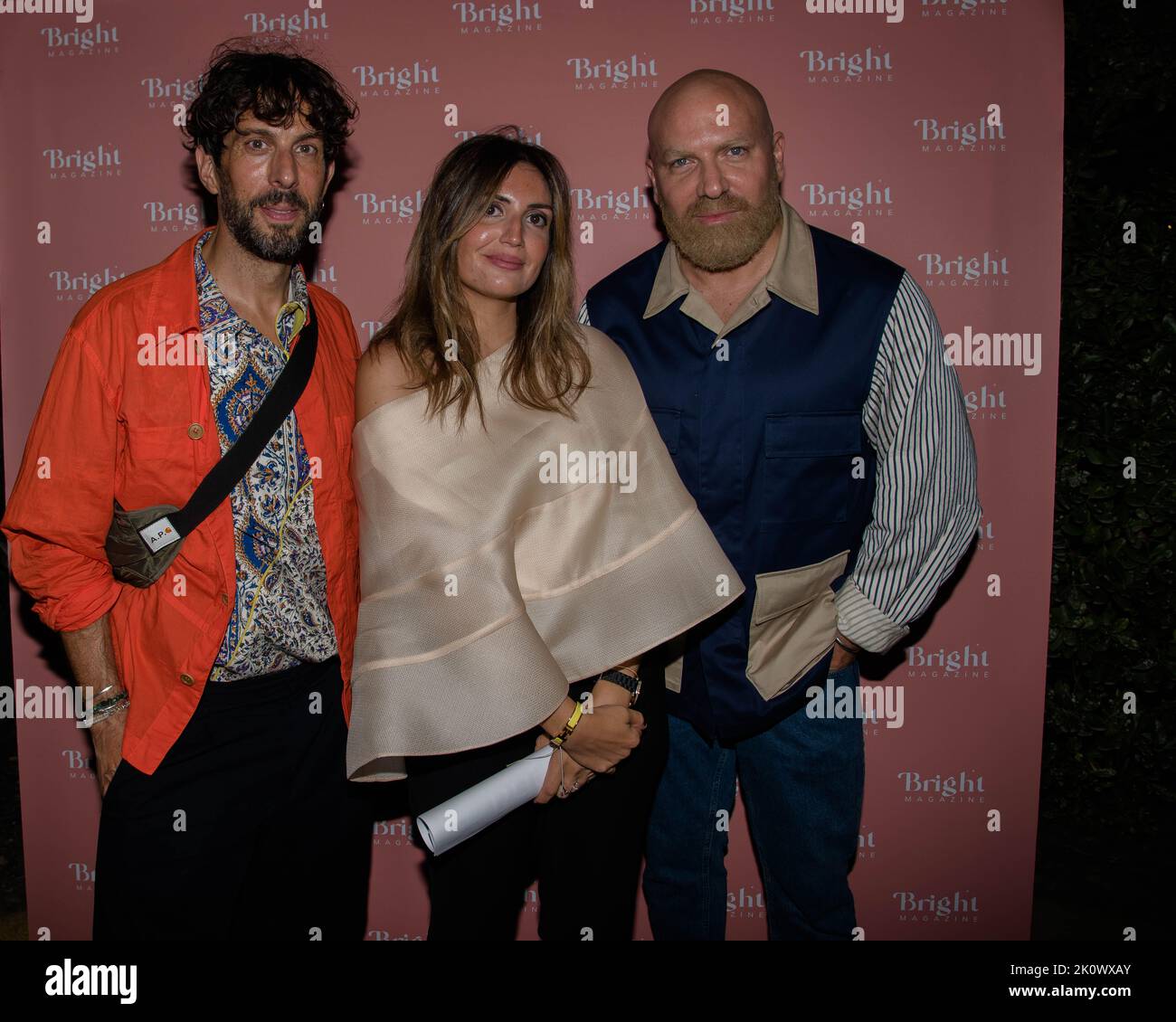 Soirée de lancement du magazine " Bright Magazine ", à Paris France, 13 ...