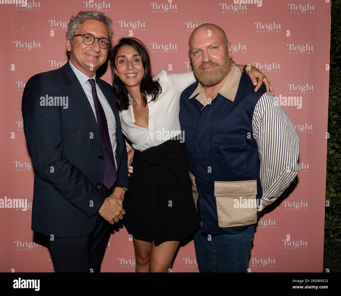 Soirée de lancement du magazine " Bright Magazine ", à Paris France, 13 ...