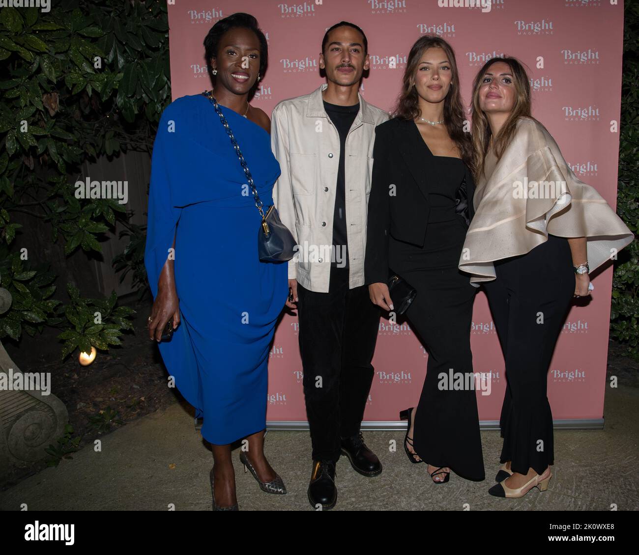 Soirée de lancement du magazine " Bright Magazine ", à Paris France, 13 ...