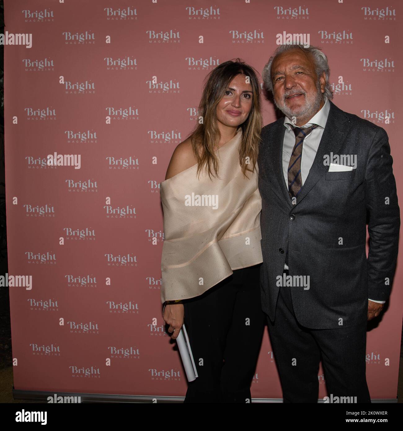 Soirée de lancement du magazine " Bright Magazine ", à Paris France, 13 ...