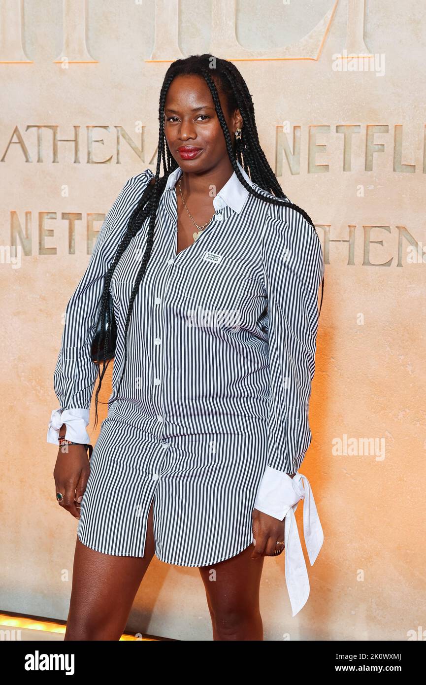Nami Isackson attends 'Athena' Netflix Paris film Premiere At Salle ...