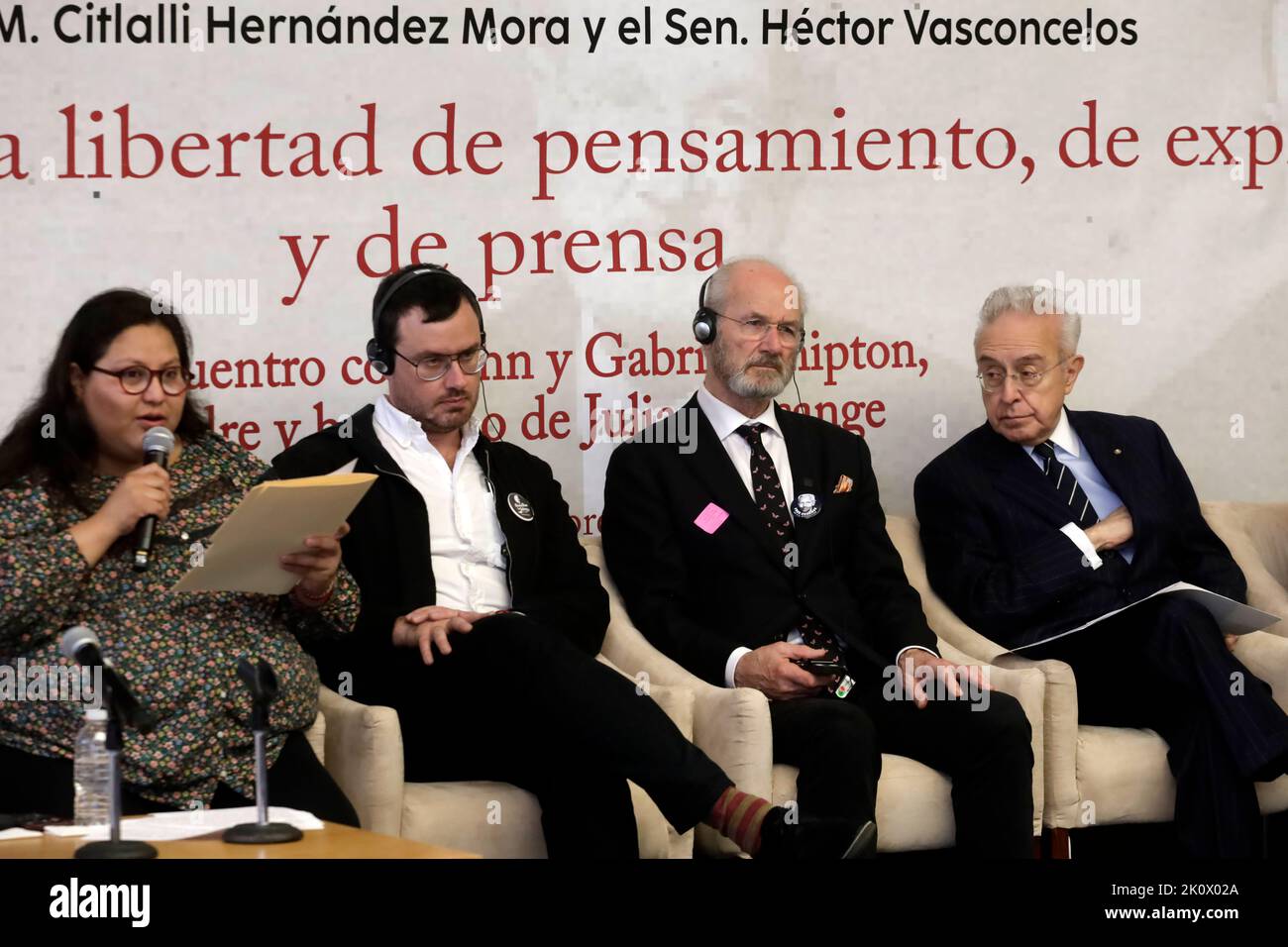 Mexico City, Mexico. 12th Sep, 2022. Senator Citlali Hernandez ...