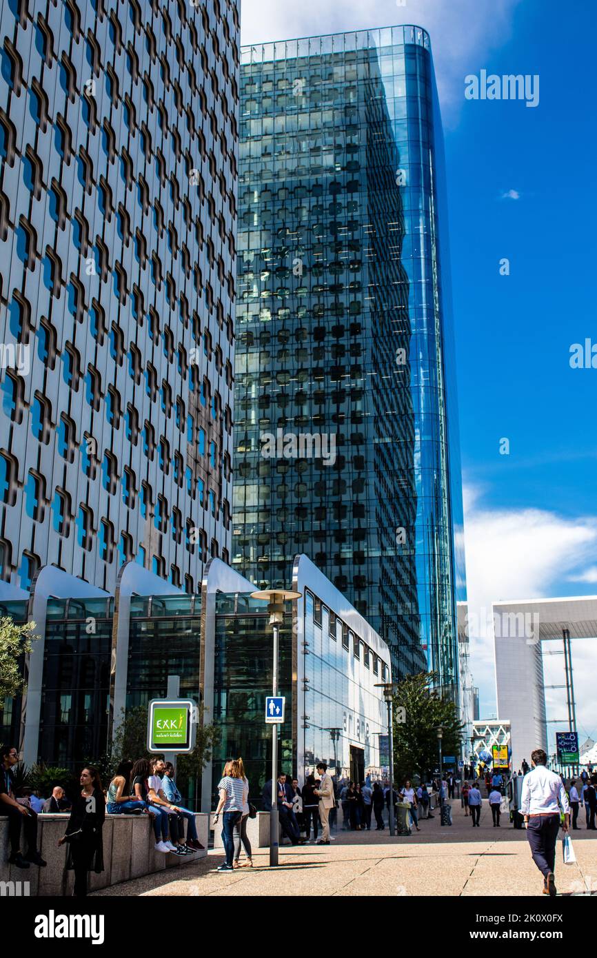 Paris, France - September 12, 2022 Cityscape and architecture of La ...