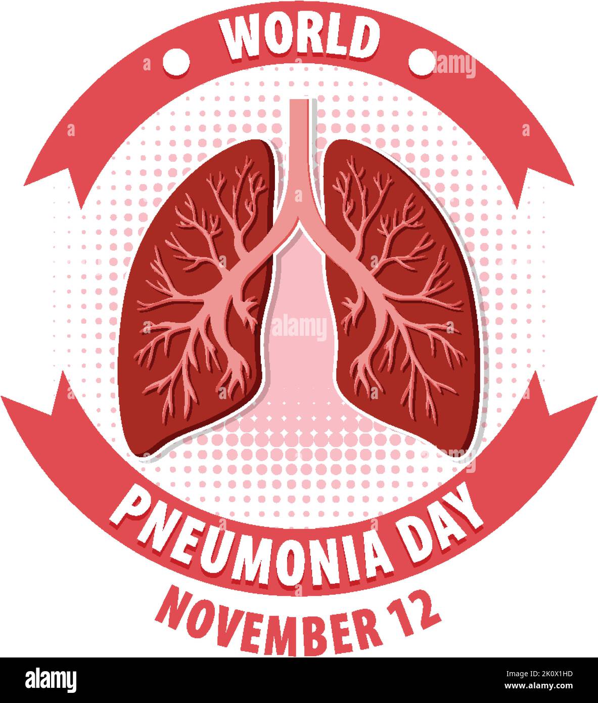 World Pneumonia Day Poster Design illustration Stock Vector Image & Art ...