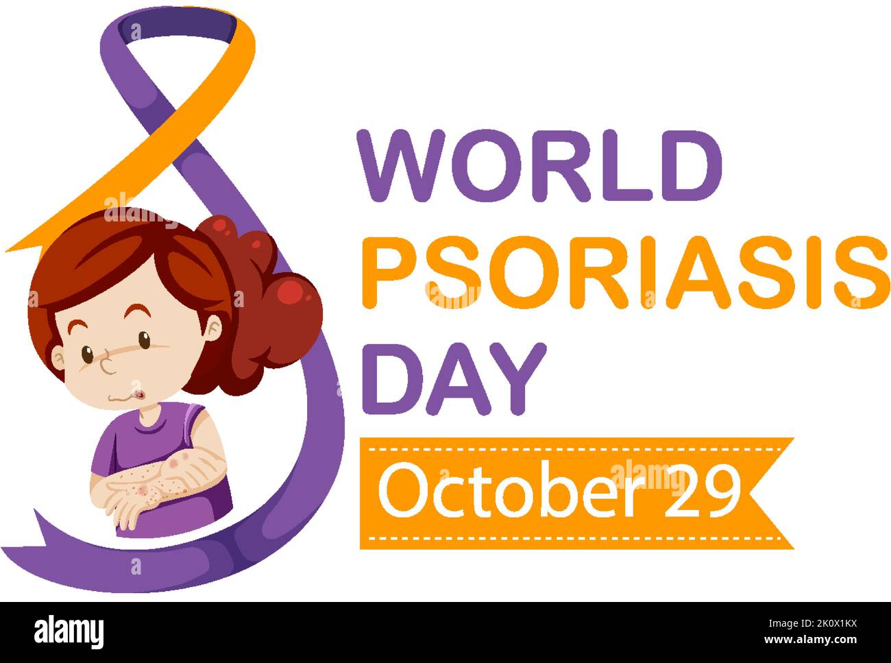 World Psoriasis Day Banner Design illustration Stock Vector Image & Art ...
