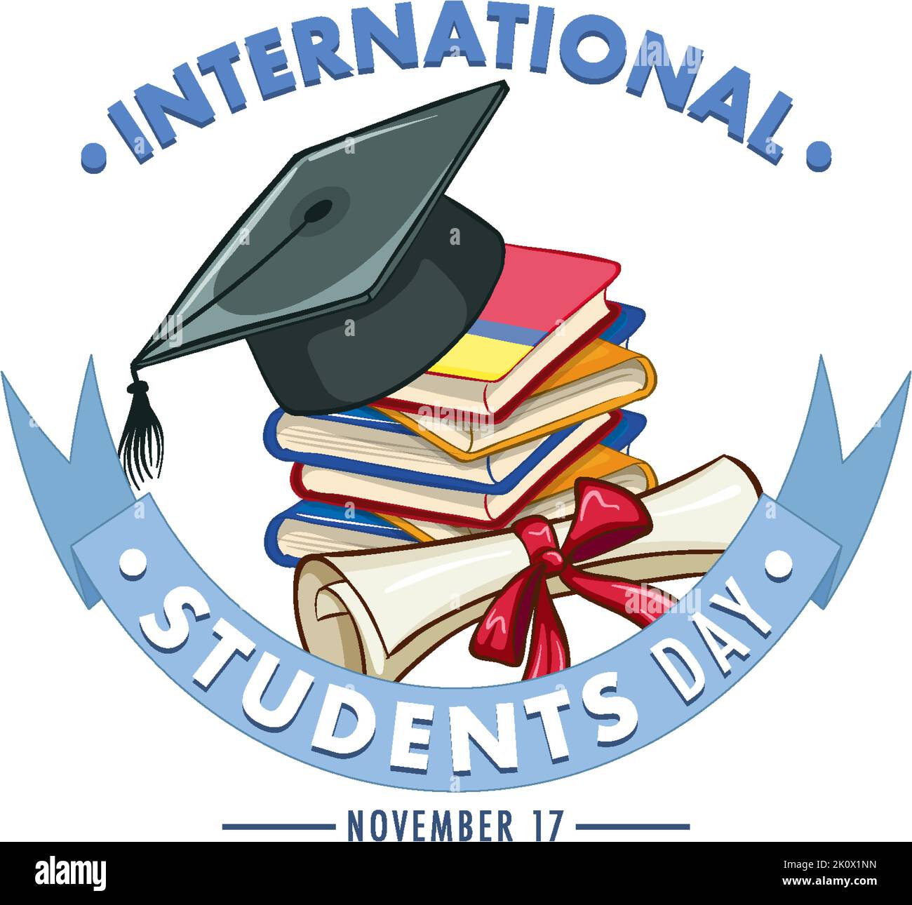 International Student Day Banner Design illustration Stock Vector Image ...