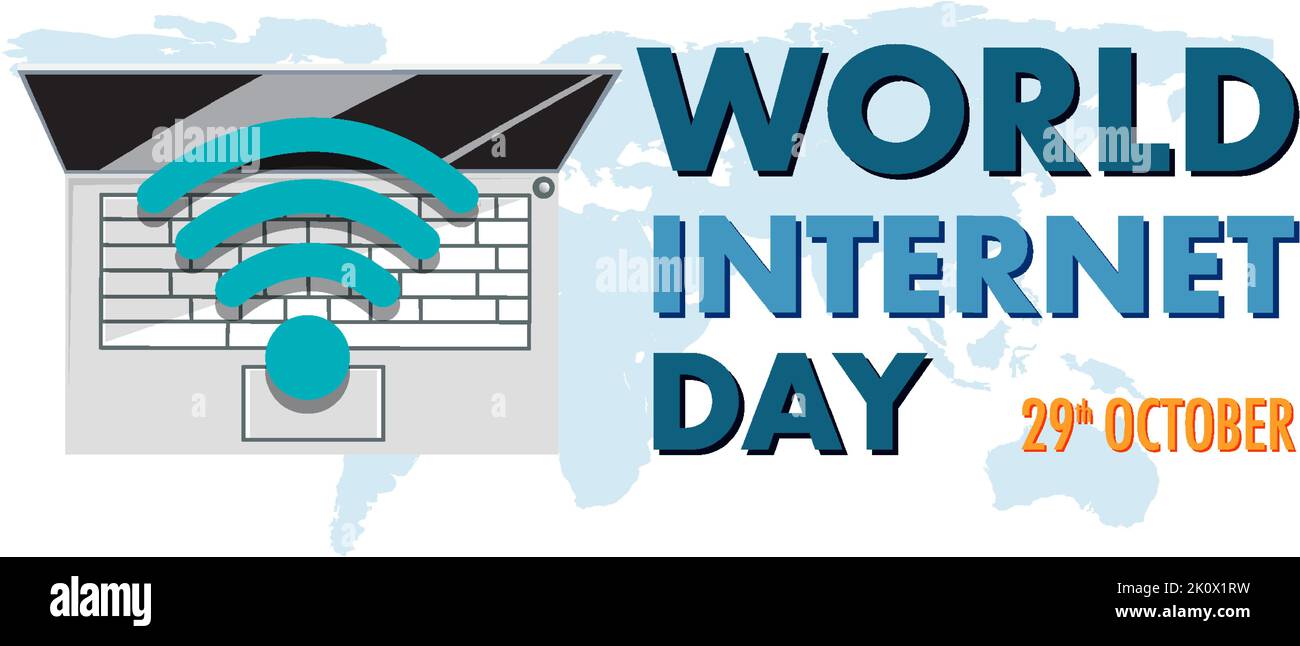 World Internet Day Banner Design illustration Stock Vector Image & Art ...