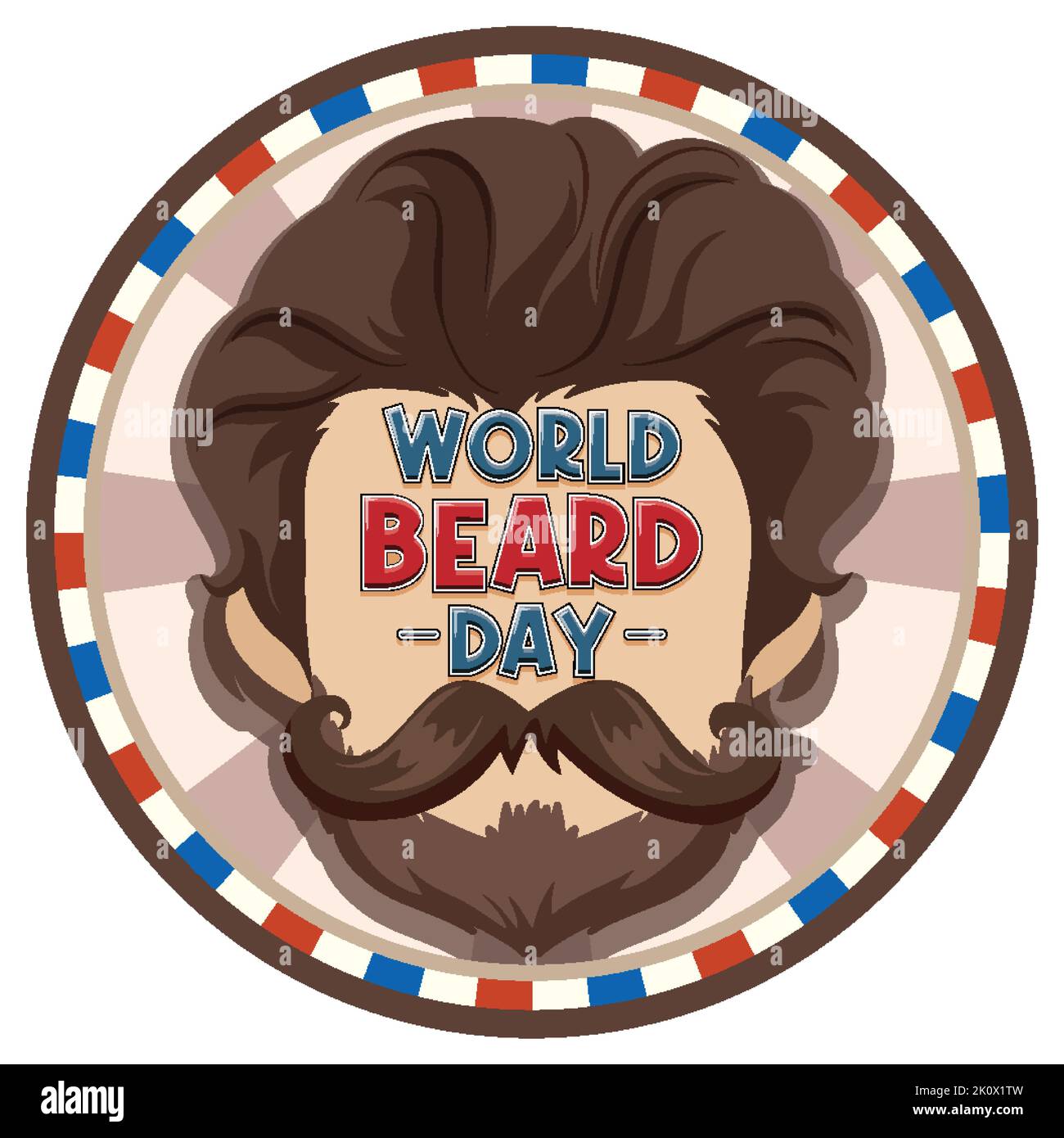 World beard day banner design illustration Stock Vector Image & Art - Alamy