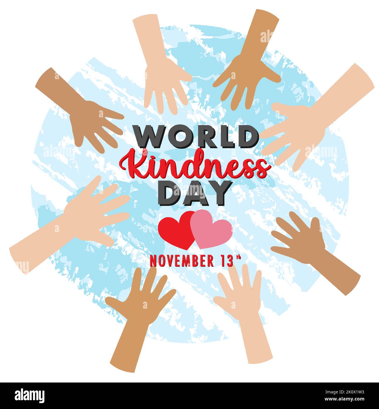 World Kindness Day Poster Design illustration Stock Vector Image & Art ...