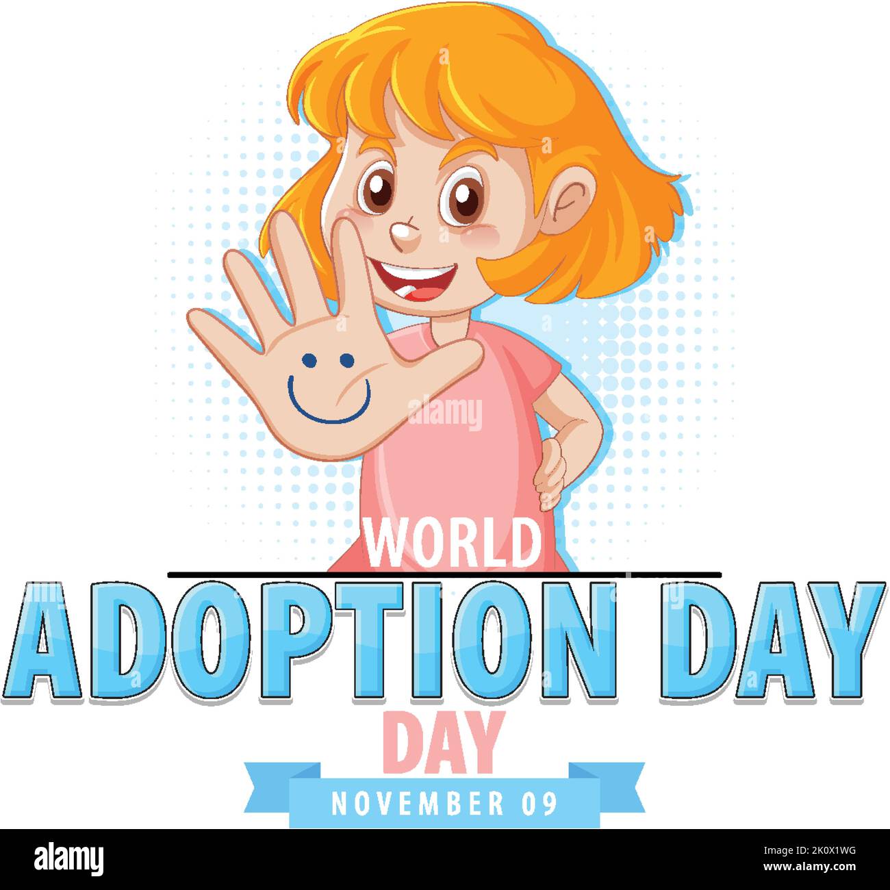 World Adoption Day Poster Design illustration Stock Vector Image & Art ...