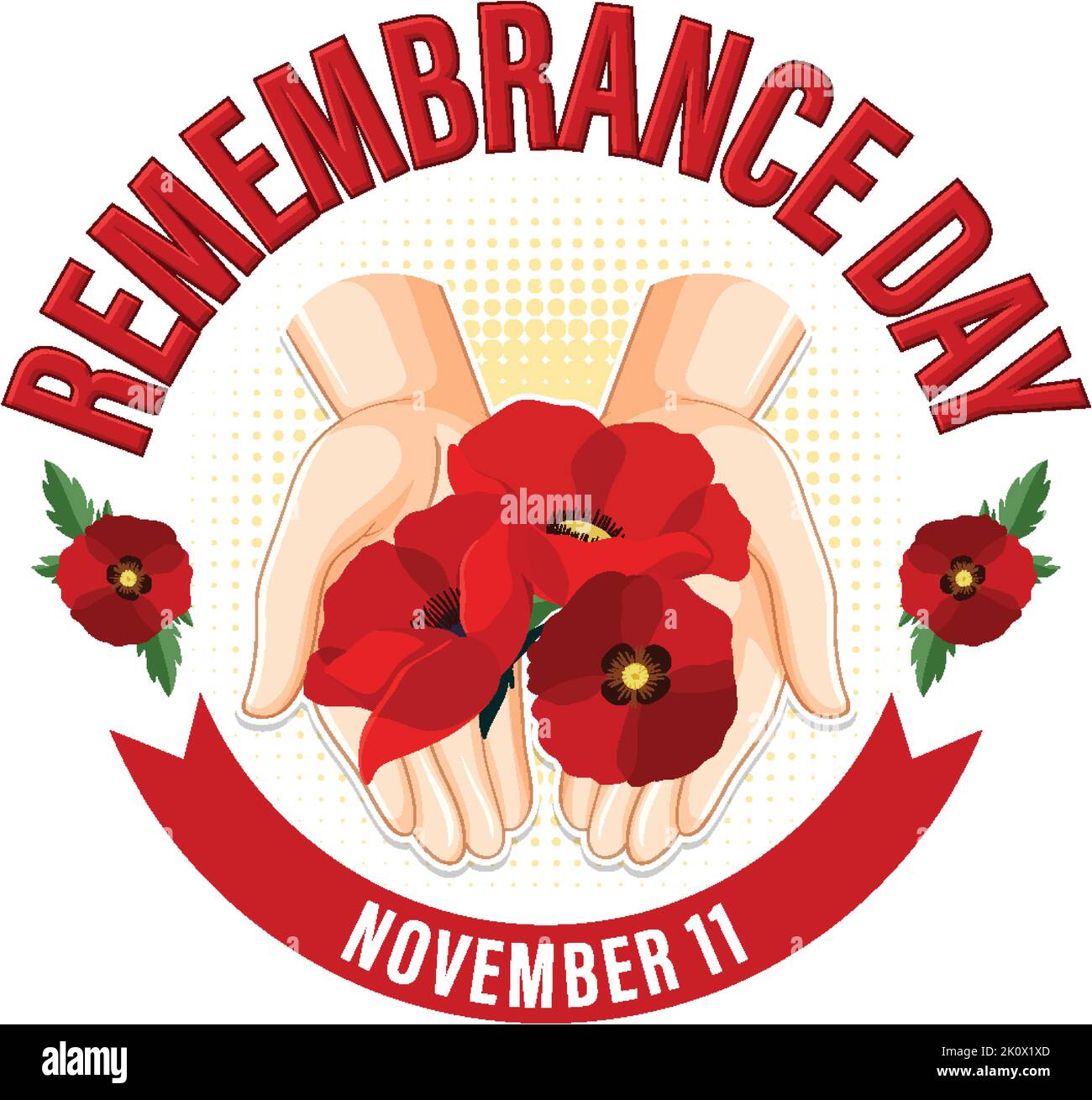 Remembrance Day Logo Design illustration Stock Vector Image & Art - Alamy