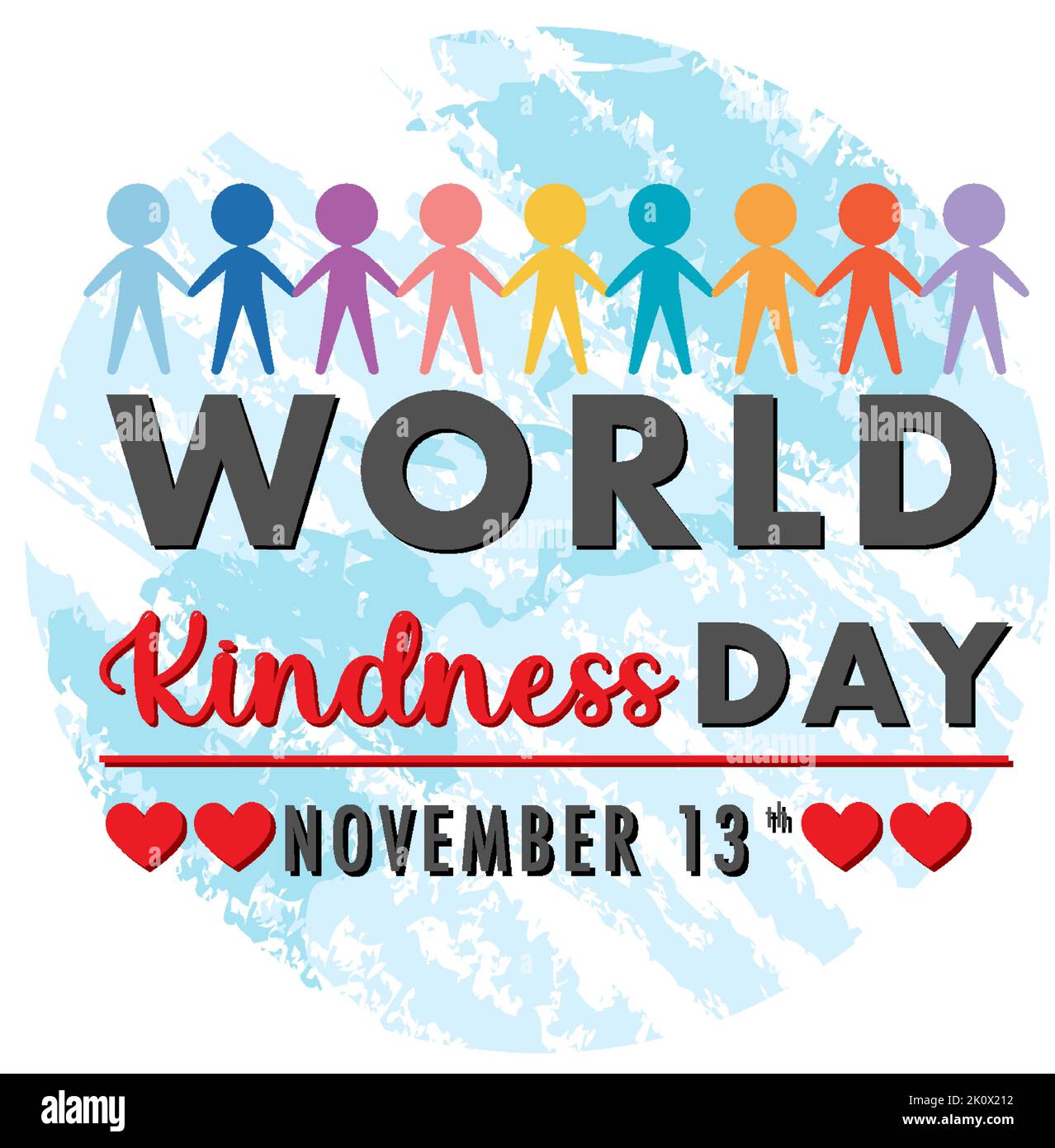 World Kindness Day Poster Design illustration Stock Vector Image & Art ...