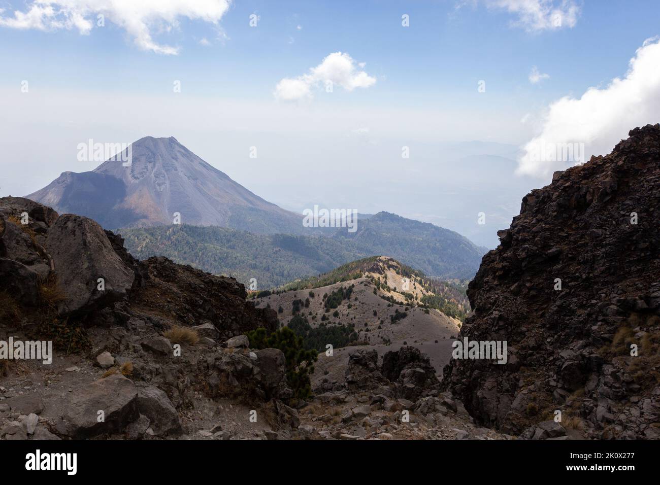 Nevado de Colima Volcano, national park located in Ciudad Guzman ...