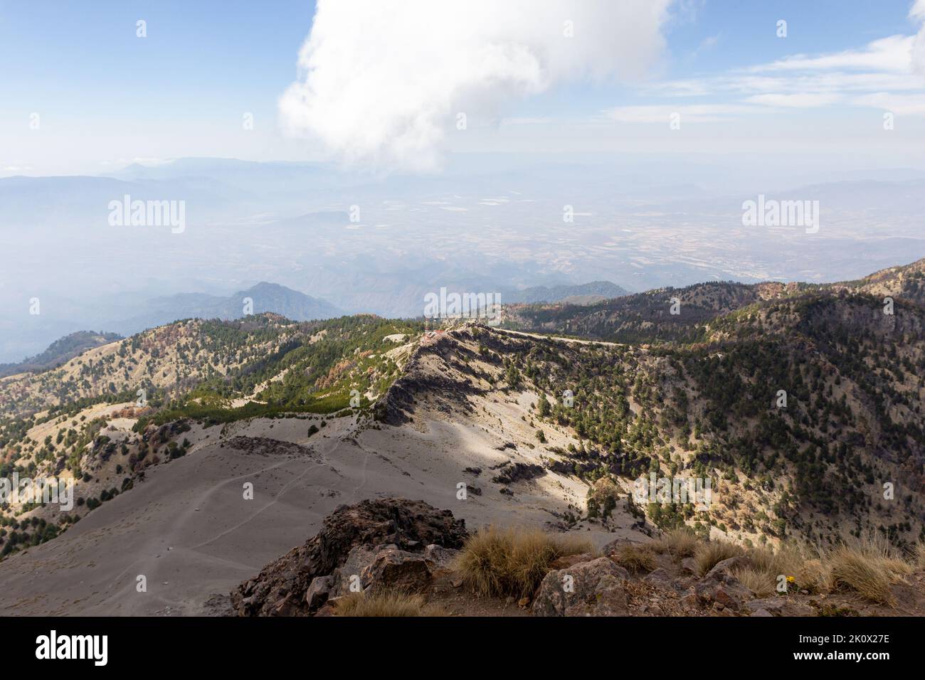 Nevado de Colima Volcano, national park located in Ciudad Guzman ...