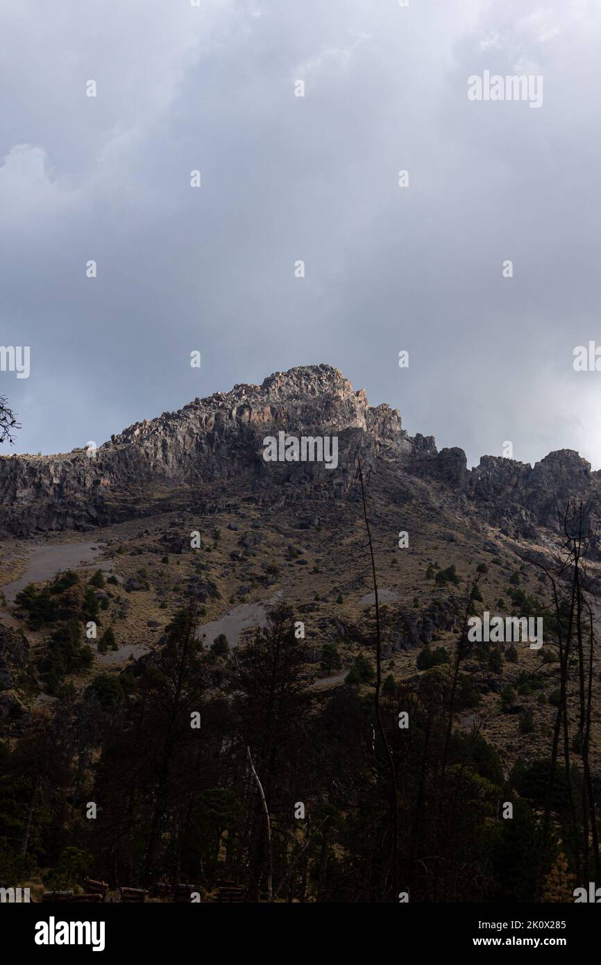 Nevado de Colima Volcano, national park located in Ciudad Guzman ...